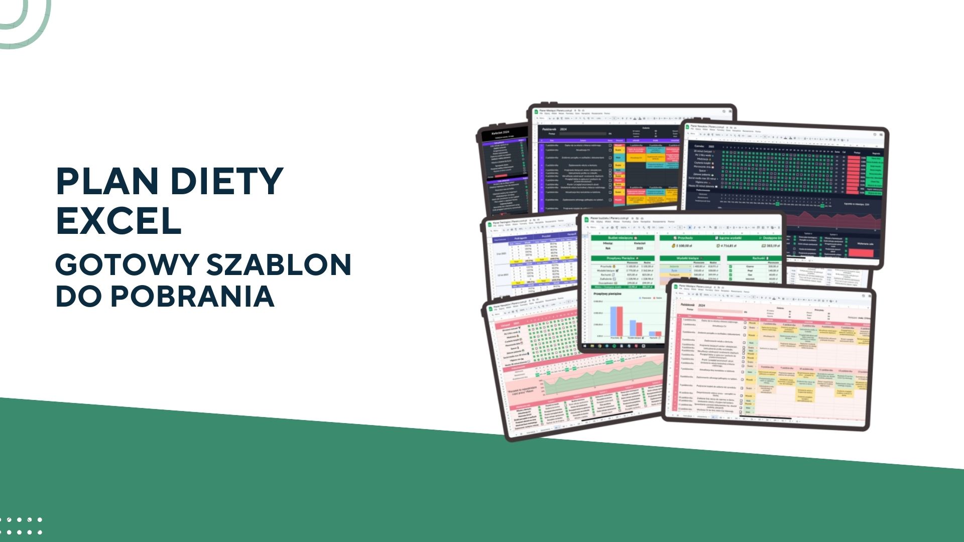 Plan diety Excel – Szablon do pobrania